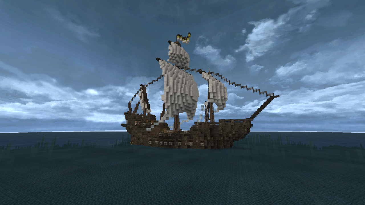 A fictional ship Minecraft Map