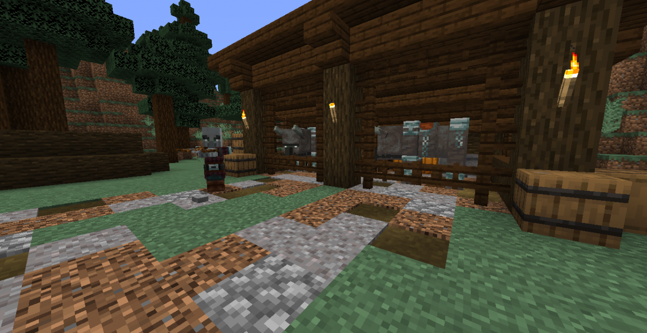 Customized Pillager Outpost Minecraft Map