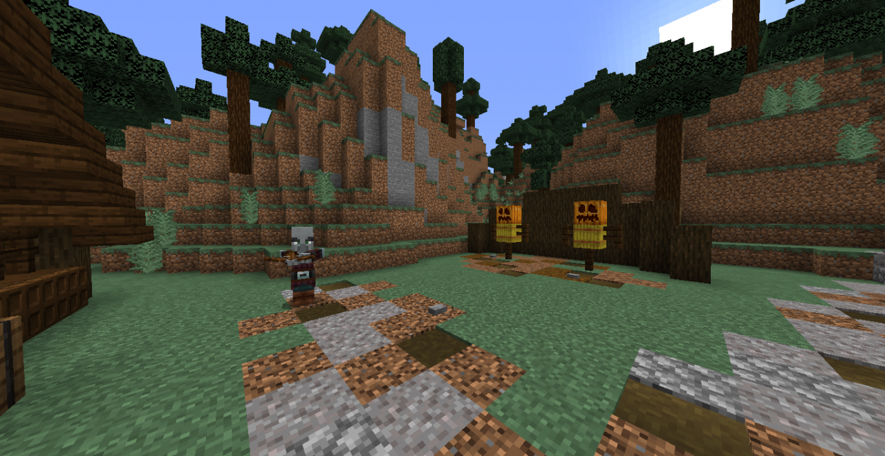 Customized Pillager Outpost Minecraft Map