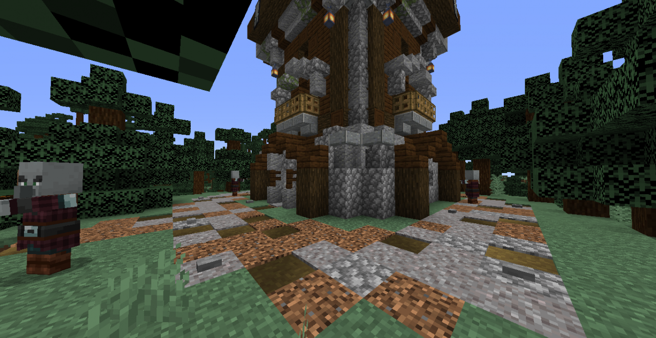 Customized Pillager Outpost Minecraft Map