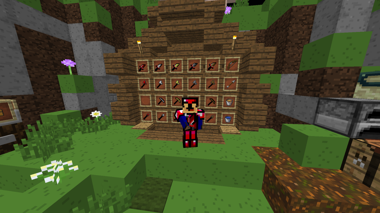 Red 16x (1.7-1.8) Minecraft Texture Pack