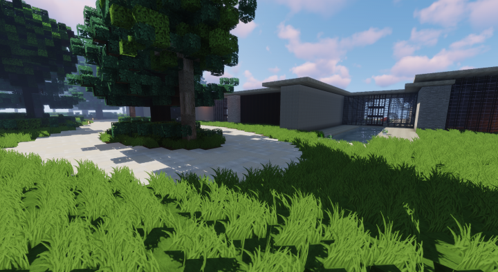Mid-Century Modern House Minecraft Map