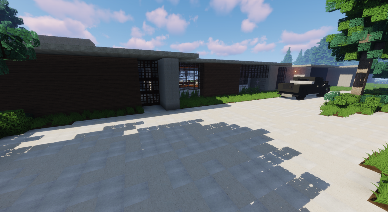 Mid-Century Modern House Minecraft Map