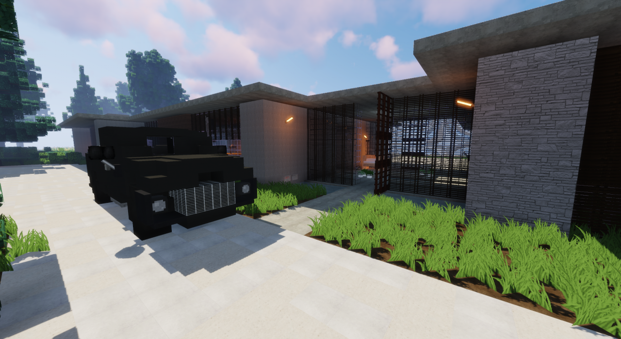 Mid-Century Modern House Minecraft Map