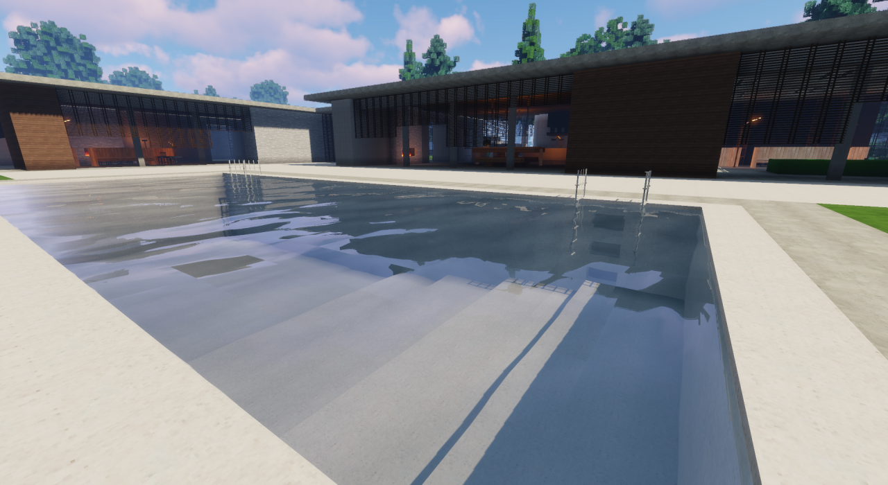 Mid-Century Modern House Minecraft Map