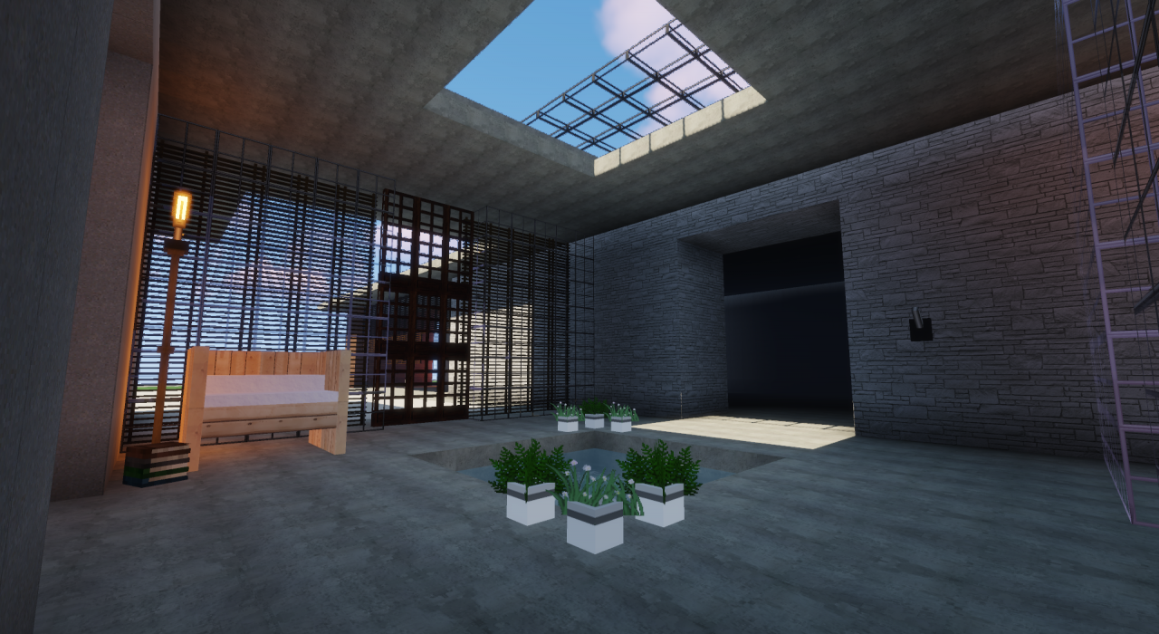 Mid-Century Modern House Minecraft Map