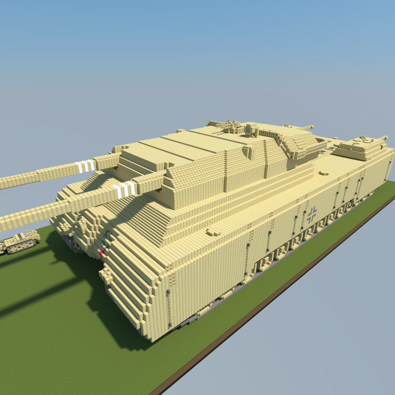 Landkreuzer P. 1000 Ratte 5:1 Minecraft Map