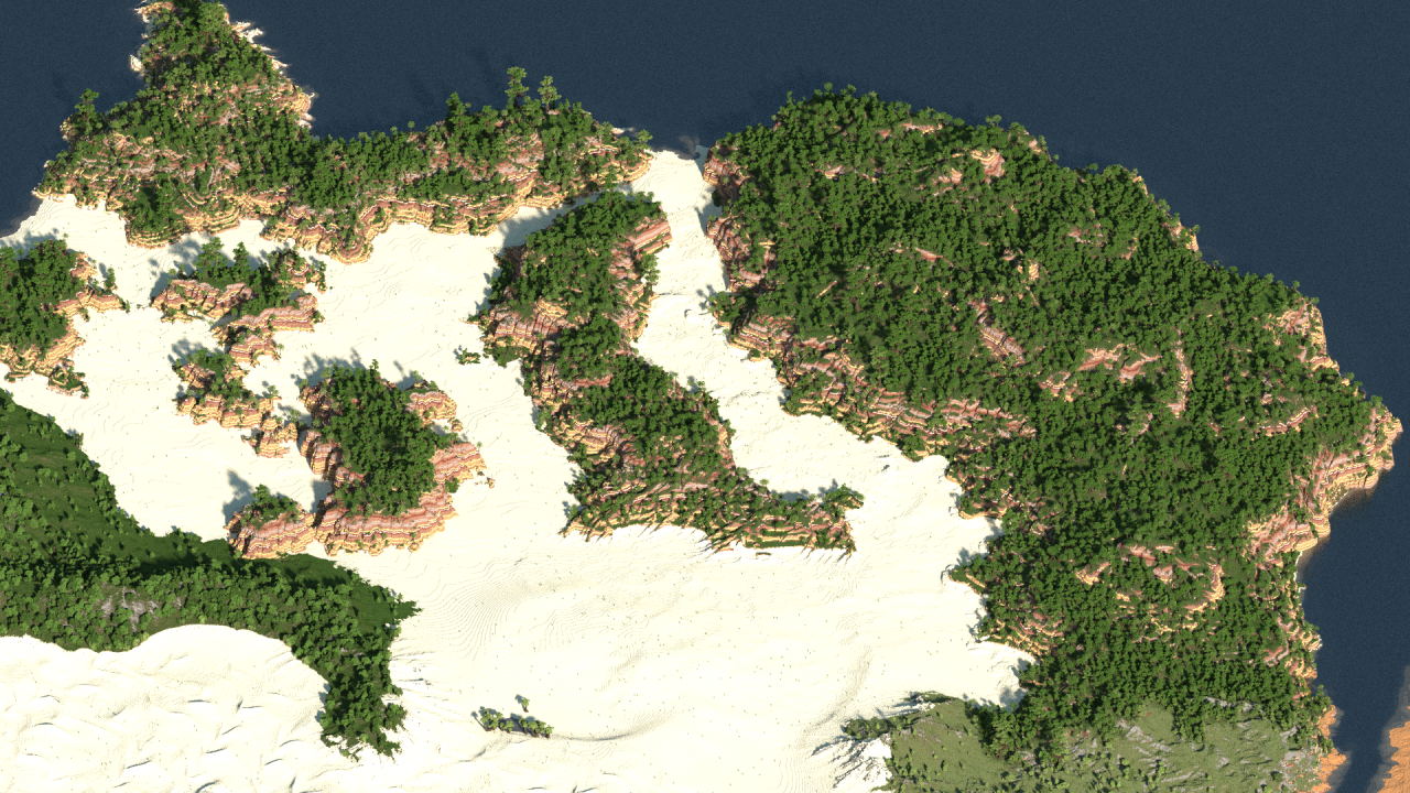 Huge fantastic RPG world - 20000х20000 Minecraft Map