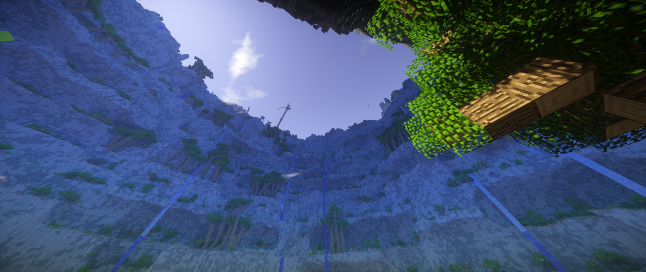 The abyss recreation from the anime: Made in Abyss Minecraft Map
