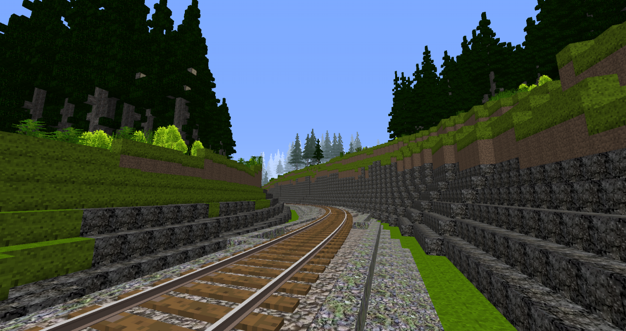 RTM: Railway line Karlovy Vary - Johanngeorgenstadt 2019 Minecraft Map