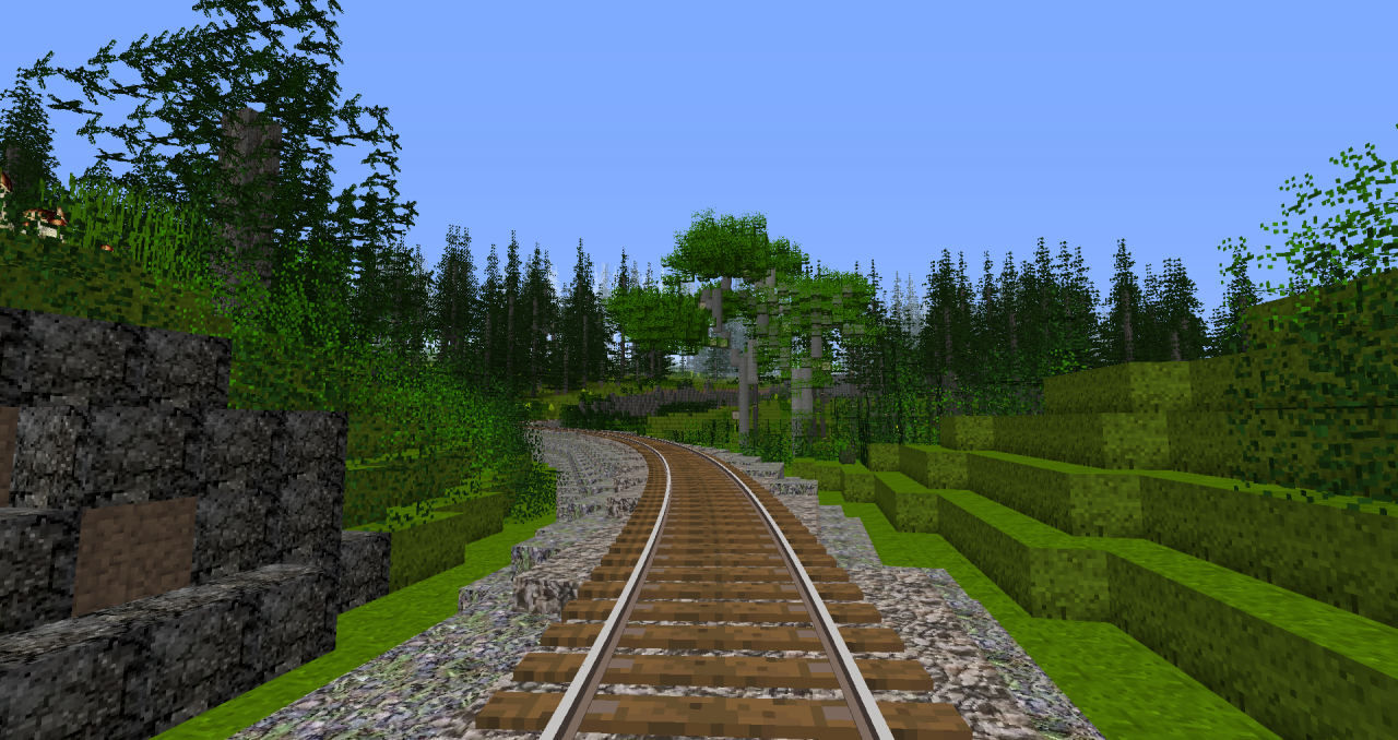 RTM: Railway line Karlovy Vary - Johanngeorgenstadt 2019 Minecraft Map
