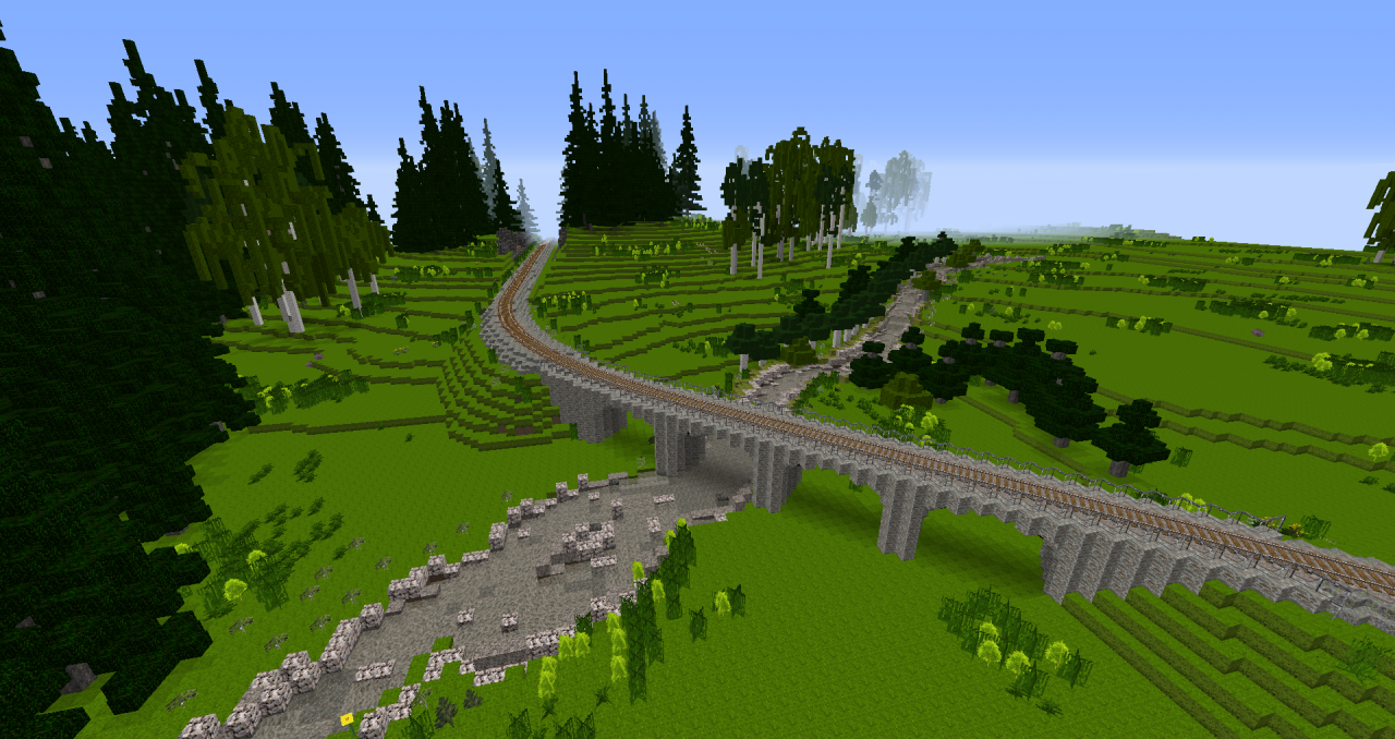 RTM: Railway line Karlovy Vary - Johanngeorgenstadt 2019 Minecraft Map
