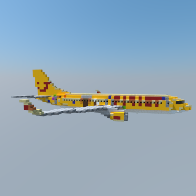 Boeing 737-800 TUIfly "Dürer & Klexi" Livery Minecraft Map