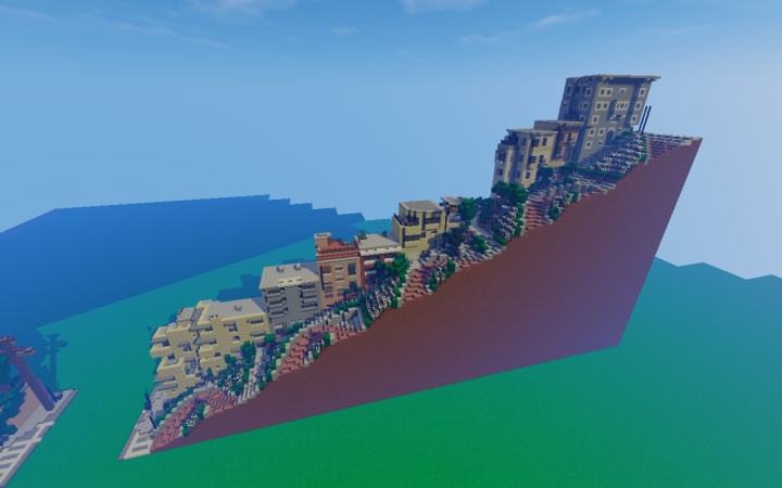Lombard Street, SF Minecraft Map
