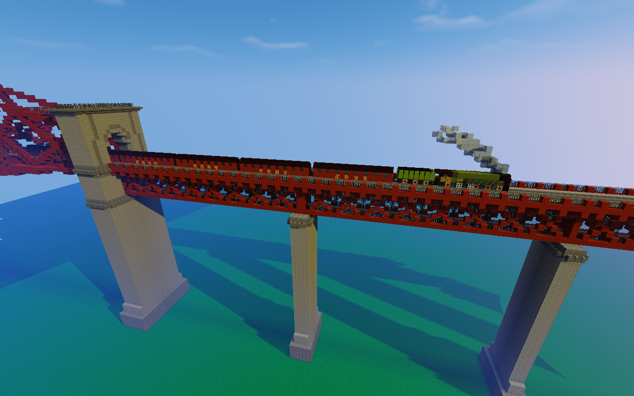 Forth Rail Bridge, Scotland Minecraft Map