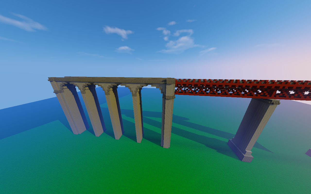 Forth Rail Bridge, Scotland Minecraft Map