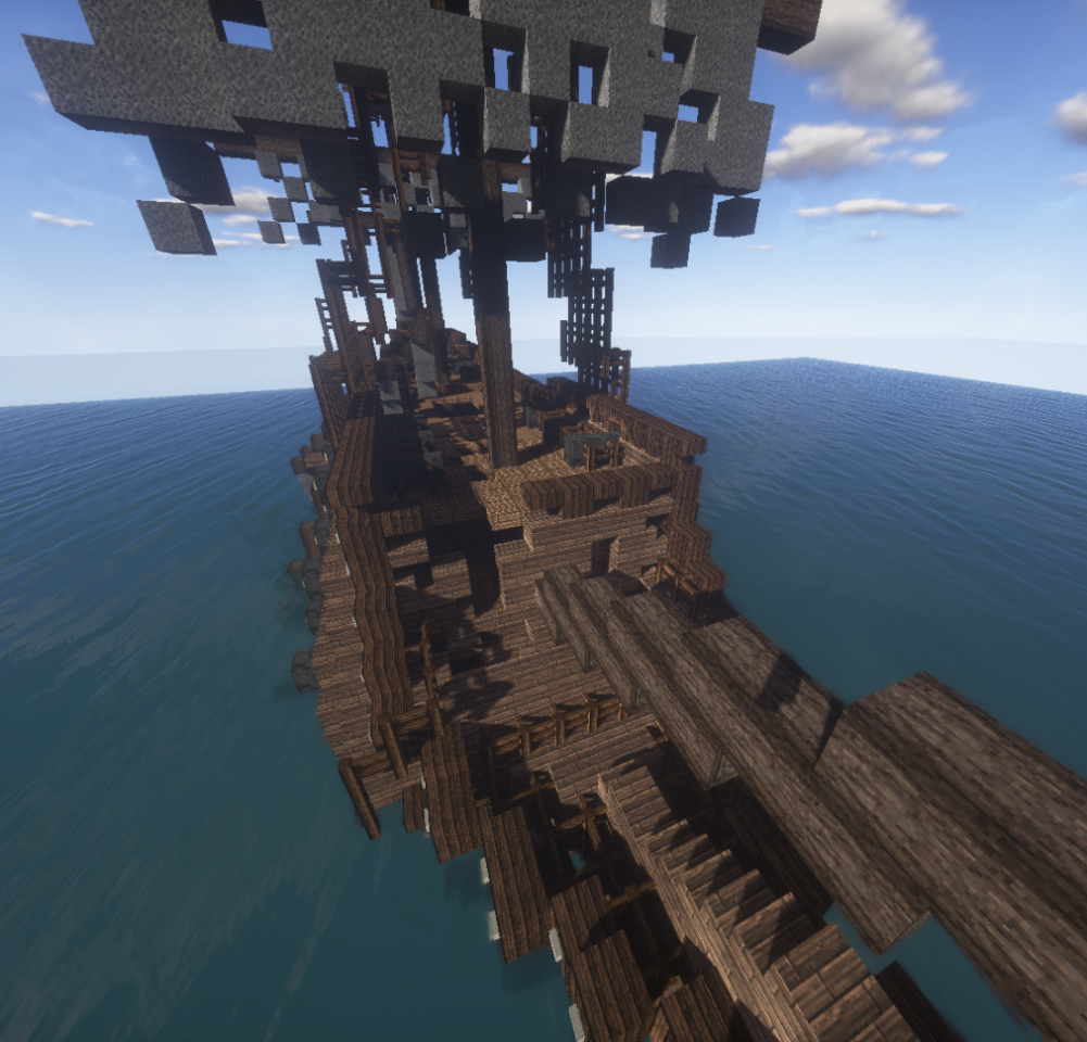 Cursed Ghost Ship Minecraft Map