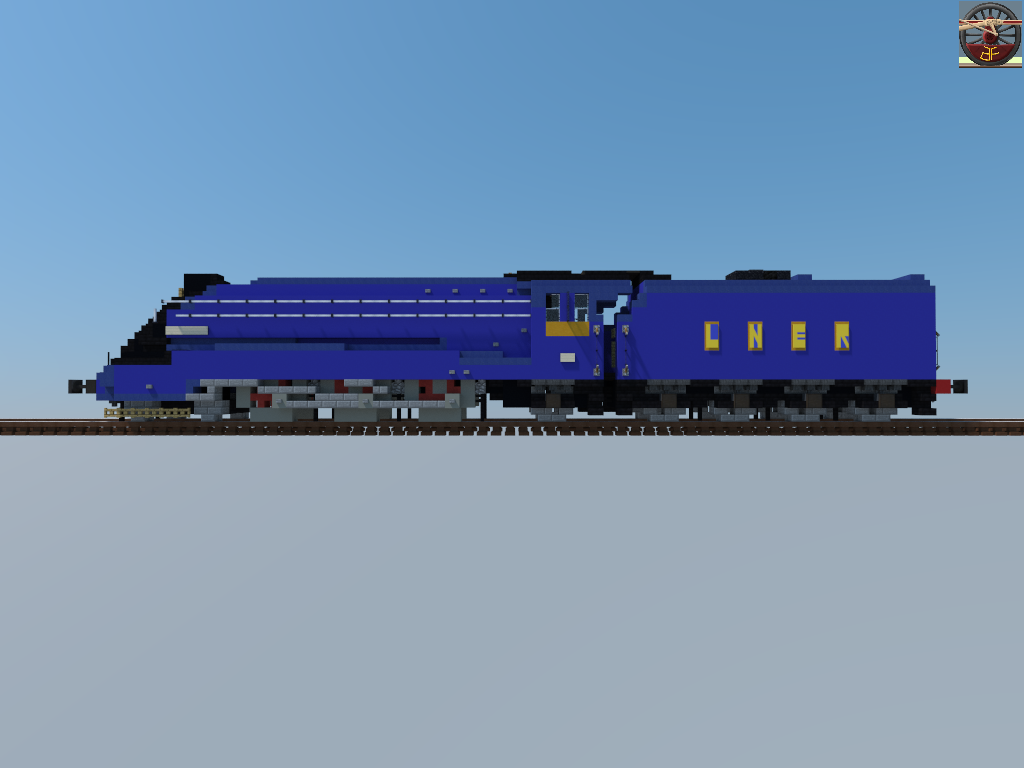 The LNER A4 Class, the FASTEST Steam engine model. Minecraft Map