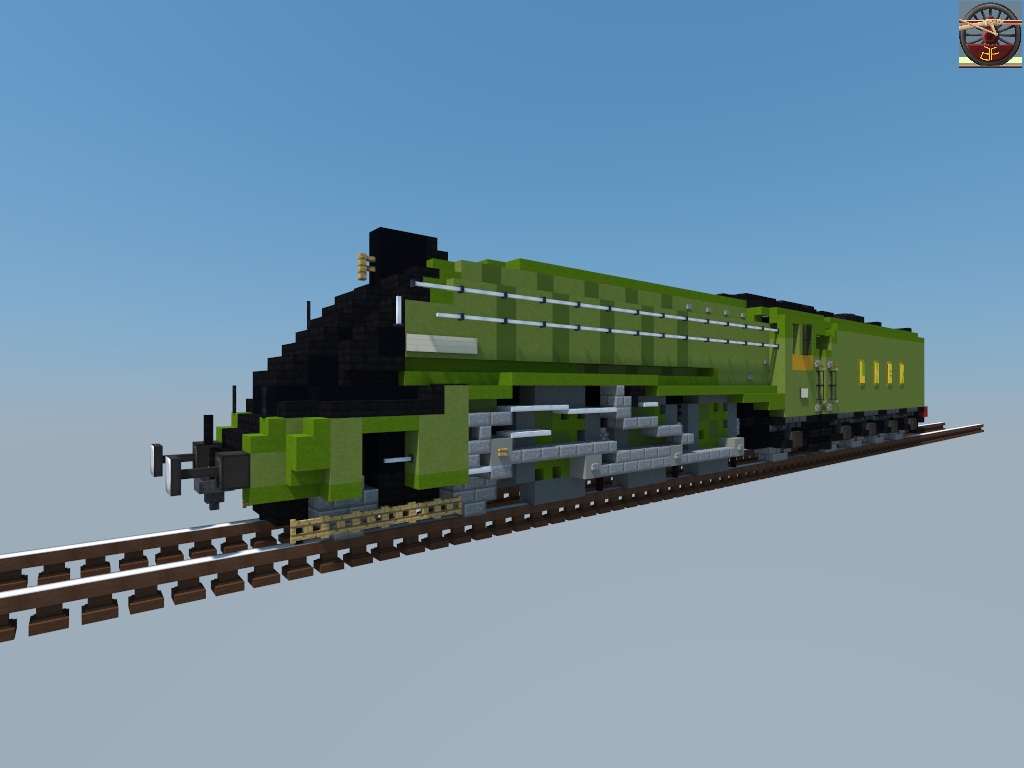 The LNER A4 Class, the FASTEST Steam engine model. Minecraft Map