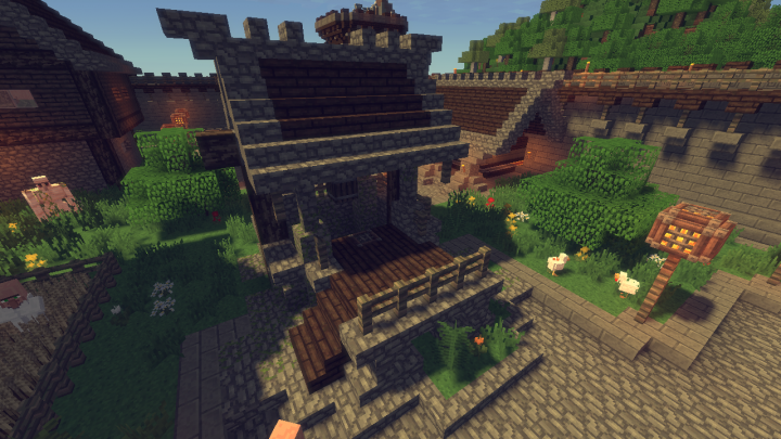 Mine-Venture - Medieval Fantasy Town [UPDATED TO MC 1.12.2] Minecraft Map