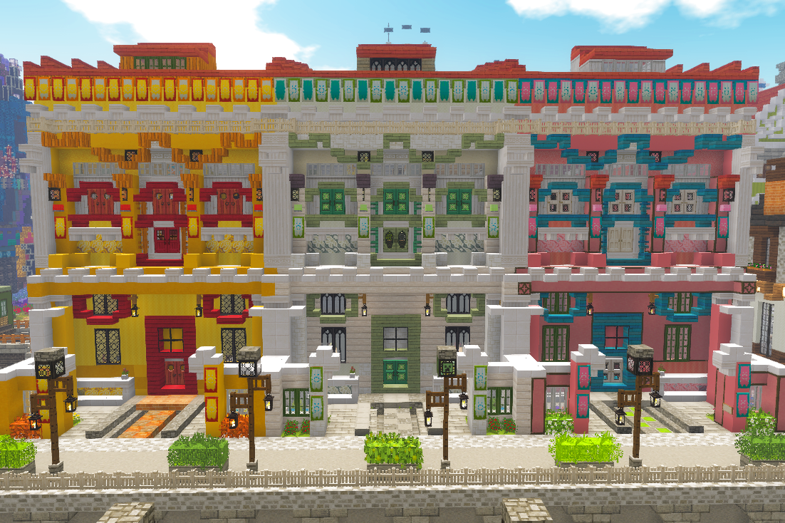 Colorful Town Minecraft Map