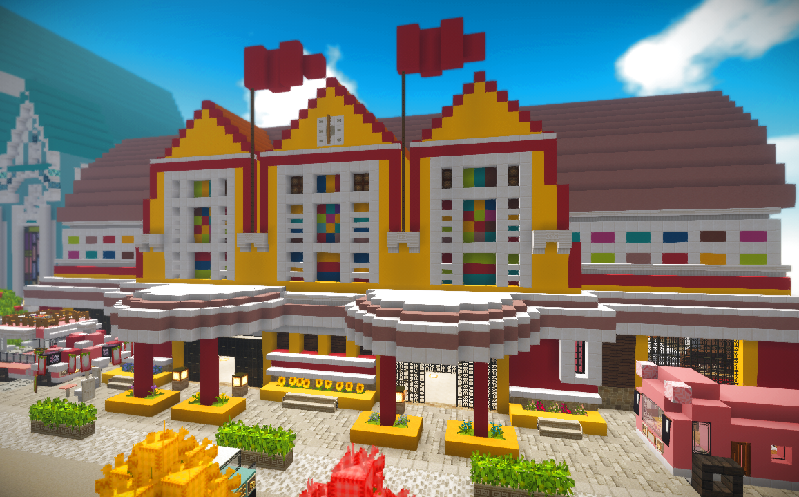 Colorful Town Minecraft Map
