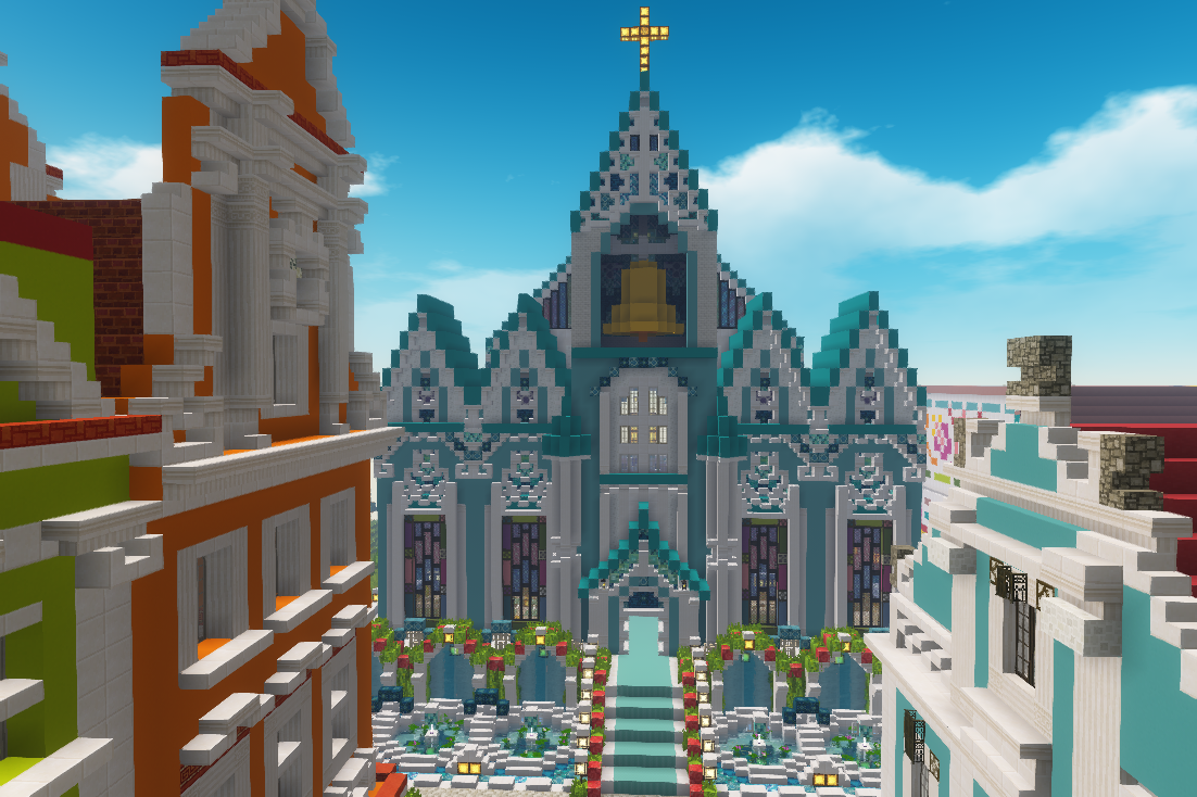 Colorful Town Minecraft Map