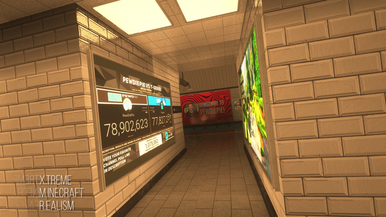 X.M.R. London Underground Pimlico | Extreme Minecraft Realism Minecraft Map