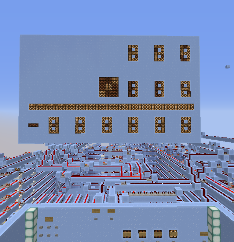 4 function 8 bit calculator Minecraft Map