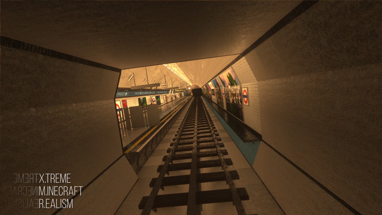 X.M.R. London Underground Pimlico | Extreme Minecraft Realism Minecraft Map