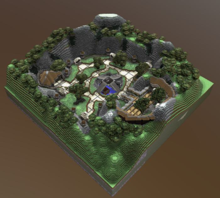 Spawn / hub + Free Download Minecraft Map