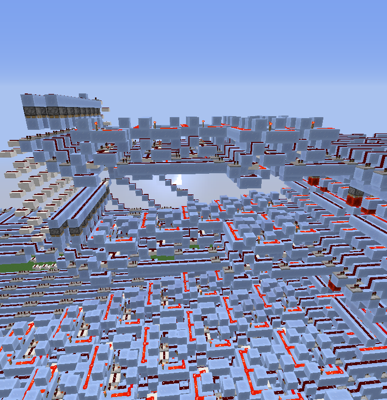 4 function 8 bit calculator Minecraft Map