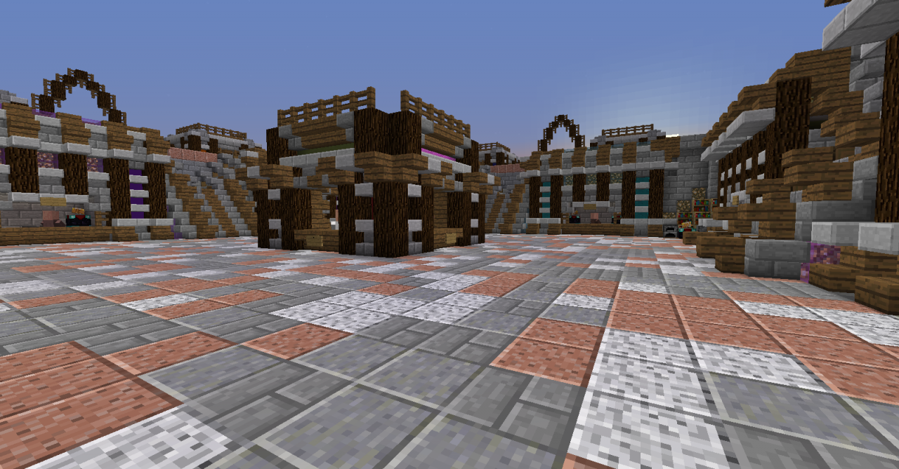 Spawn Builds Minecraft Map