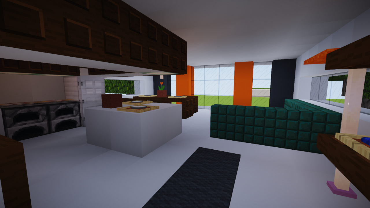 Modern Apartment Building with a modular design Minecraft Map