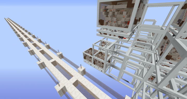 BWU - An Unstable Self-replicating Modular Machine Minecraft Map