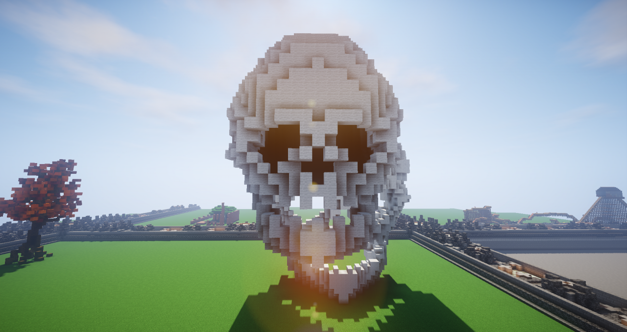 two skulls Minecraft Map