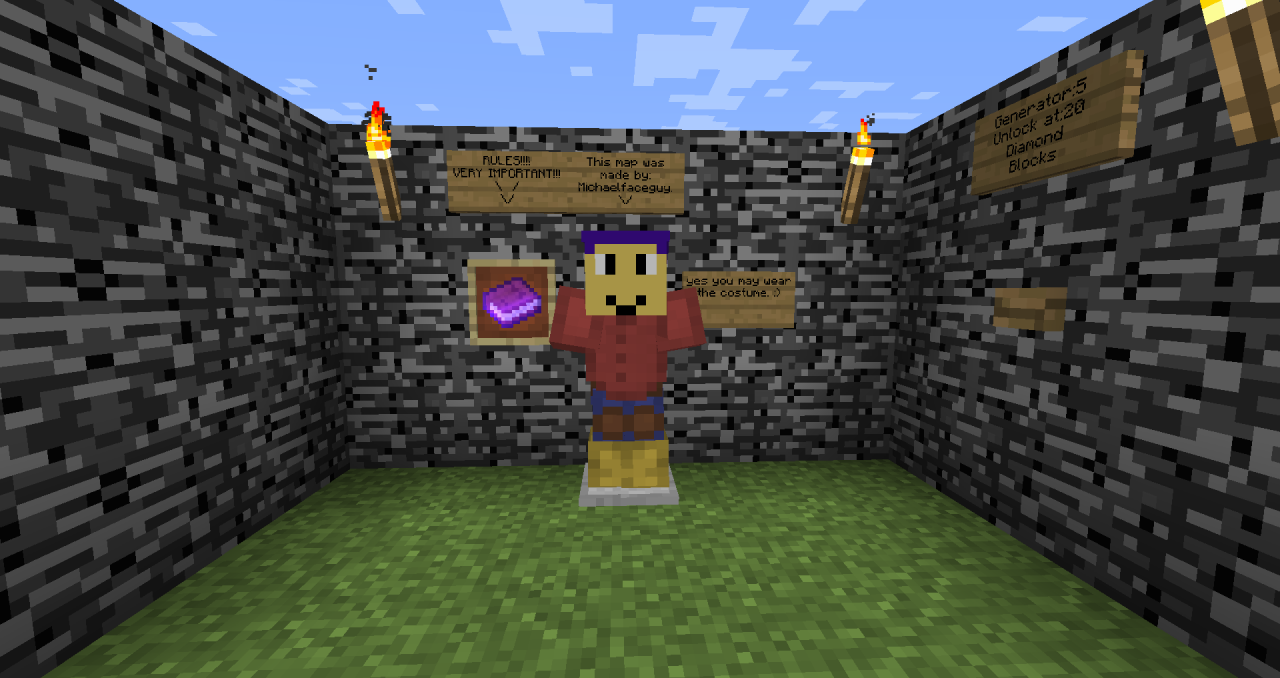 Diamond Clicker Minecraft Map