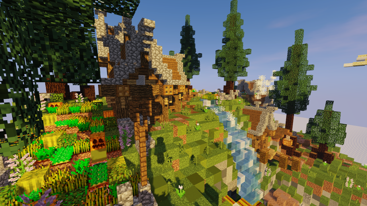 64x64 plot "Eagle Hill" Minecraft Map