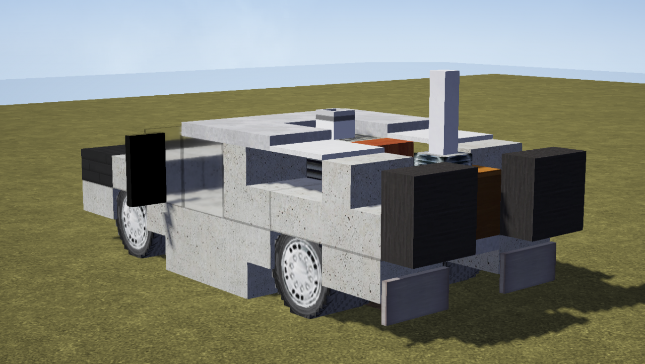 Back To The Future "Delorean Time Machine" Minecraft Map