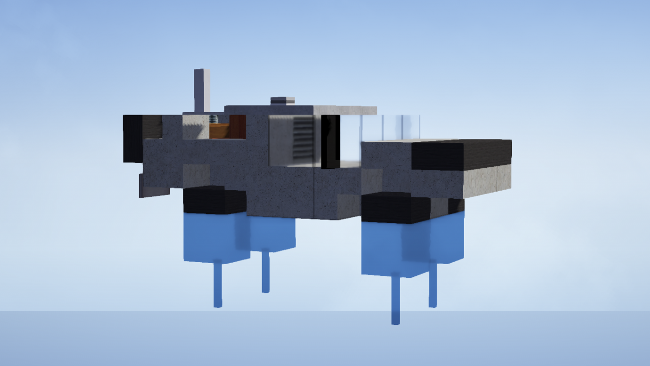 Back To The Future "Delorean Time Machine" Minecraft Map