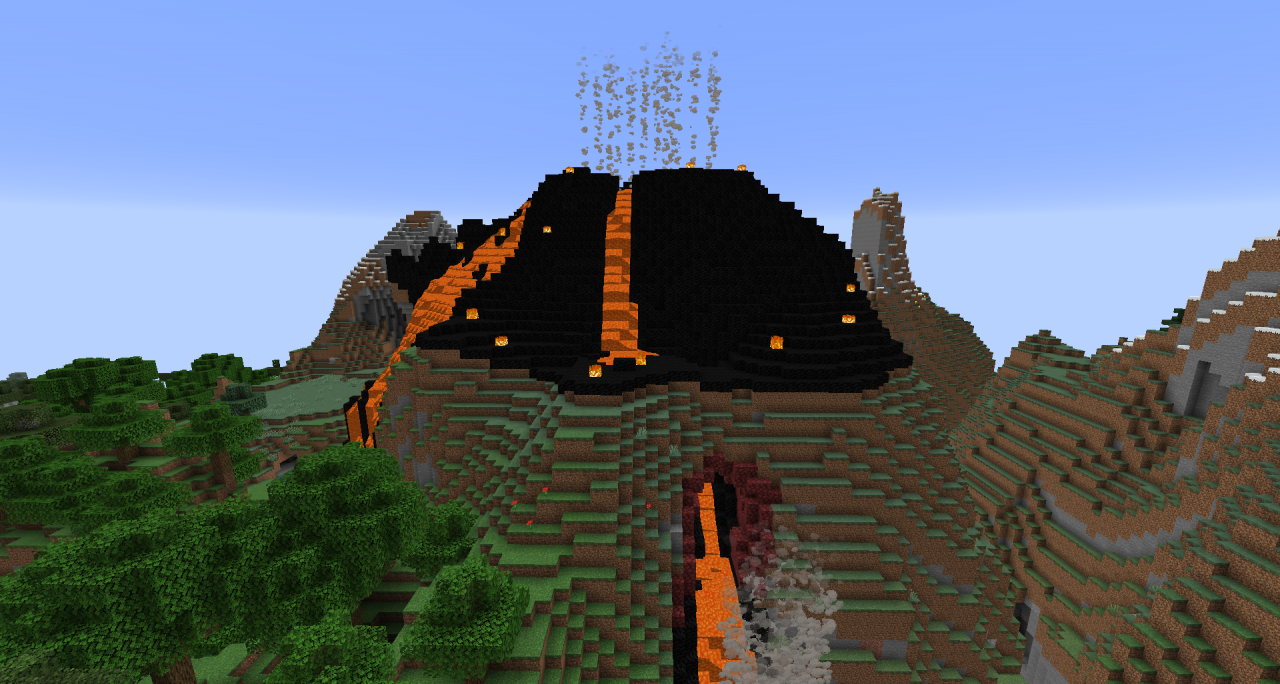 Realistic Volcano (1.14) Minecraft Map