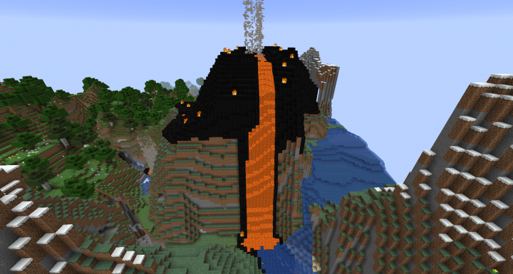 Realistic Volcano (1.14) Minecraft Map