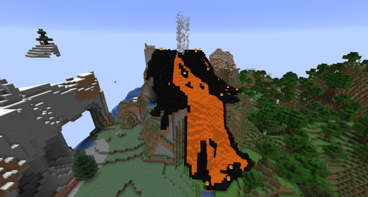Realistic Volcano (1.14) Minecraft Map
