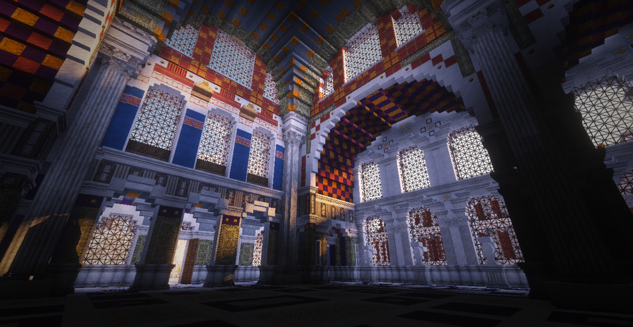 Basilica of Constantine & Maxentius. Conquest Reforged. Minecraft Map