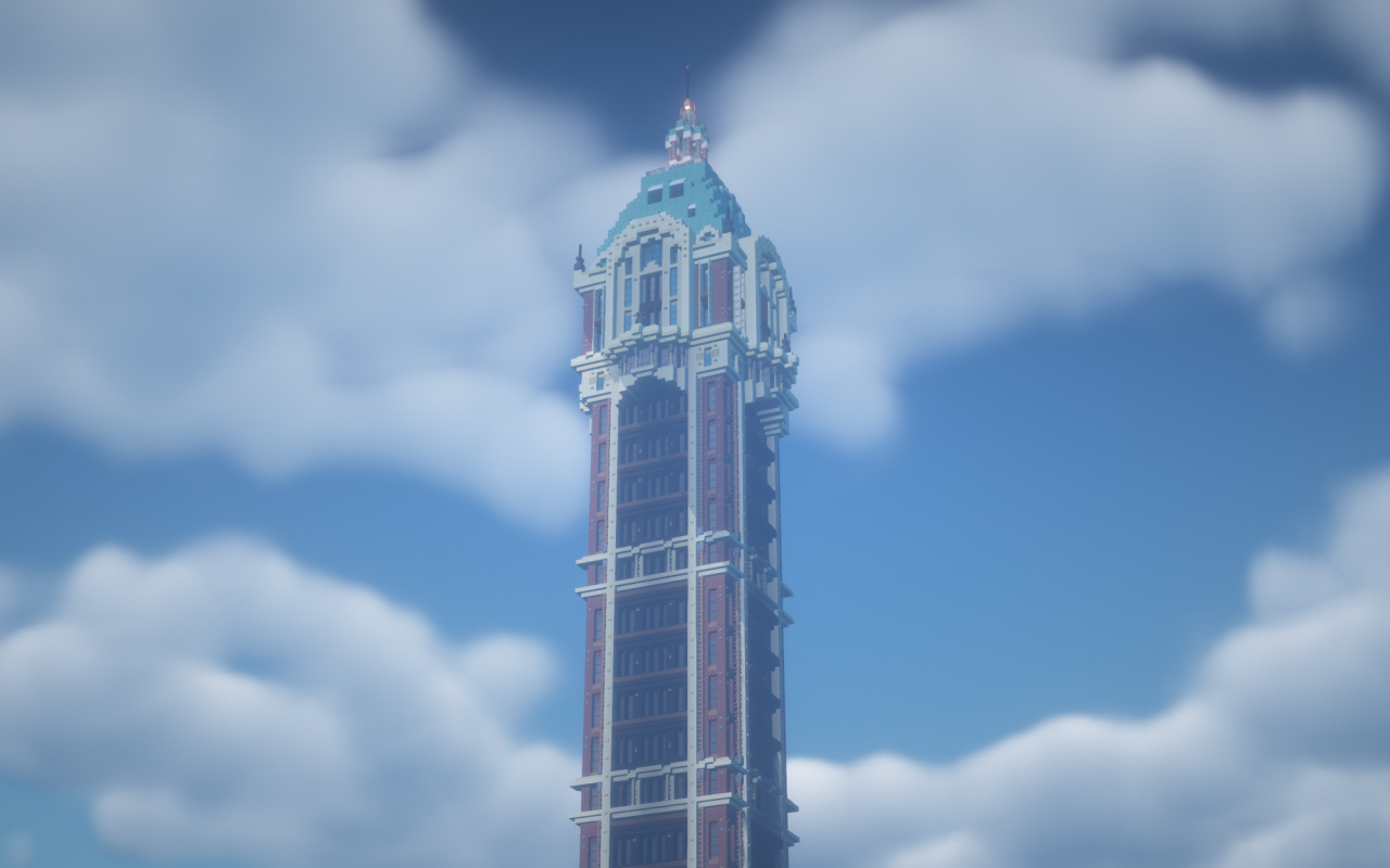 1908 - SINGER Building Minecraft Map