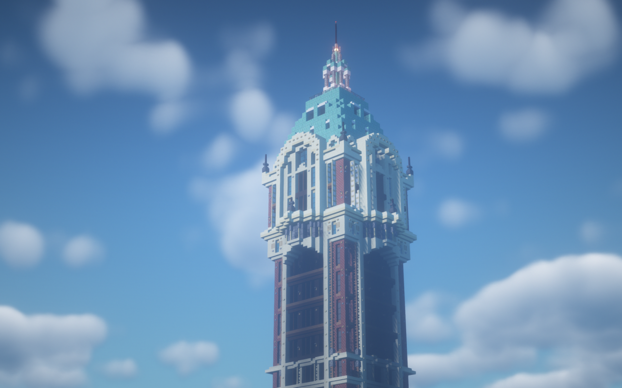 1908 - SINGER Building Minecraft Map