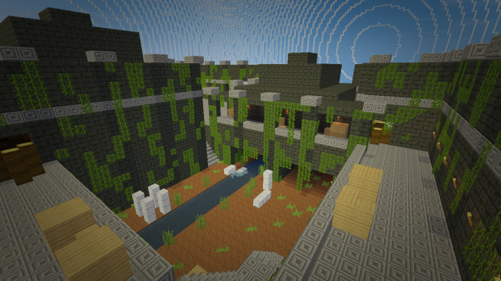 Mayan/ Aztec Temple/ Aqueduct Map Minecraft Map