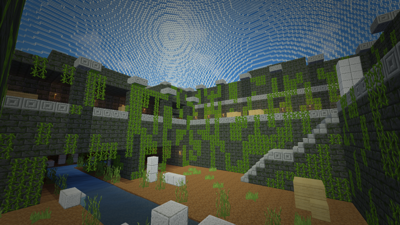 Mayan/ Aztec Temple/ Aqueduct Map Minecraft Map