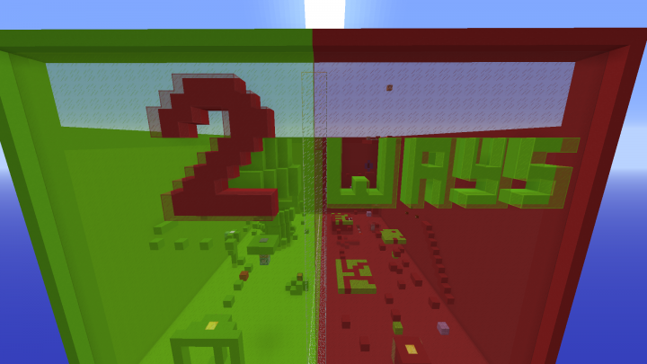 2 ways (Till Stamsite och Ufosxm) Minecraft Map