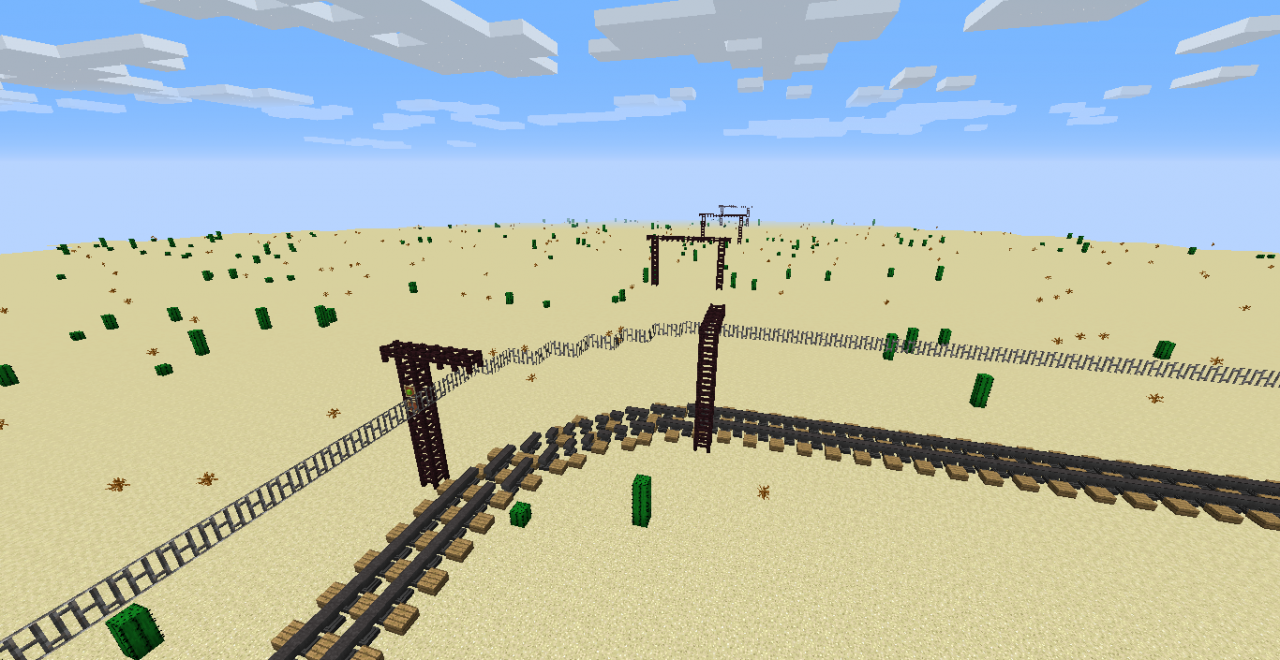 Latvian railway infrastructure Minecraft Map